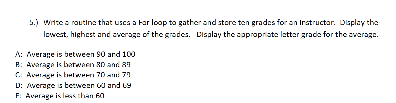Solved In Python Write A Routine That Uses A For Loop To 8026