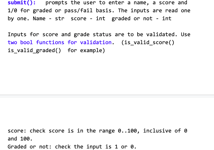 Solved How do I modify my code to reflect the test results | Chegg.com