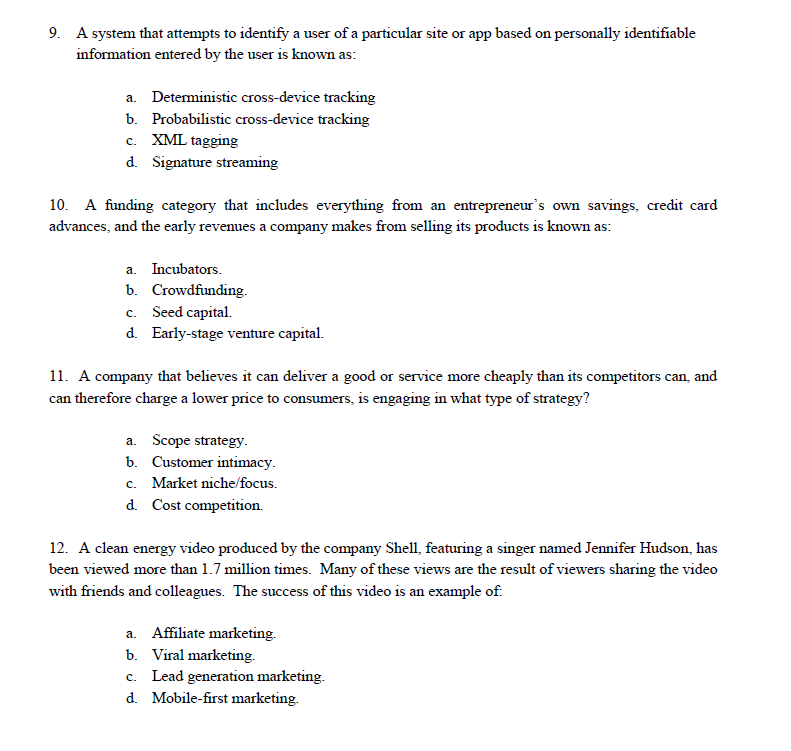 Solved Part I: Multiple Choice (25 questions total, 3 points | Chegg.com