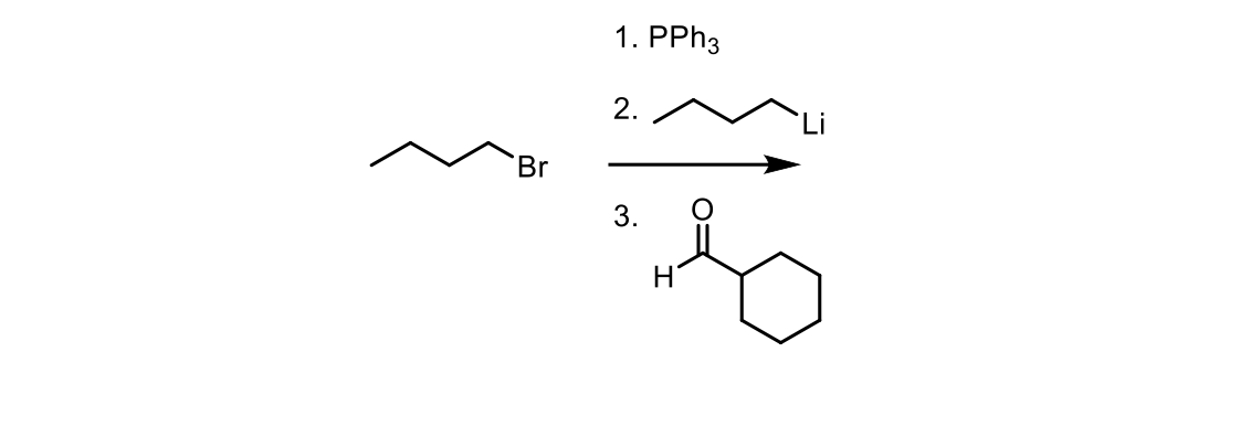 Solved 1. PPh3 2. Br 3. | Chegg.com
