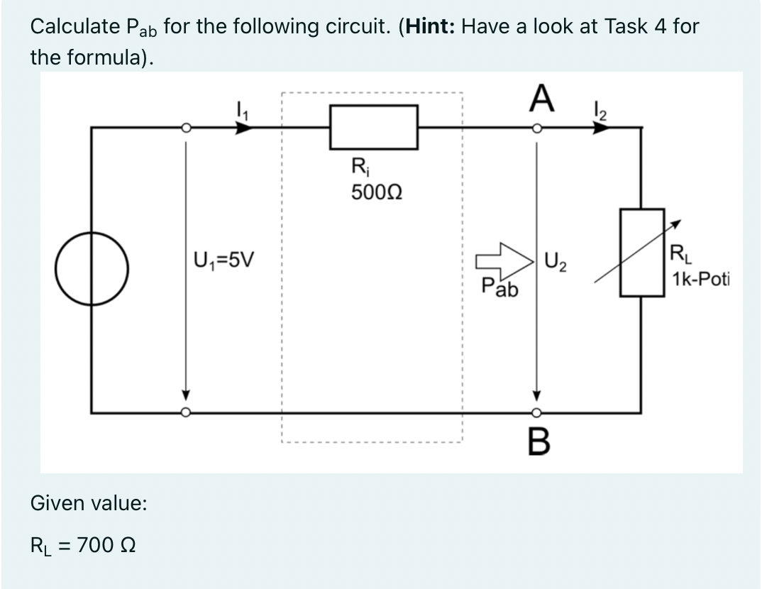 Solved Calculate Pab ﻿for the following circuit. (Hint: Have | Chegg.com