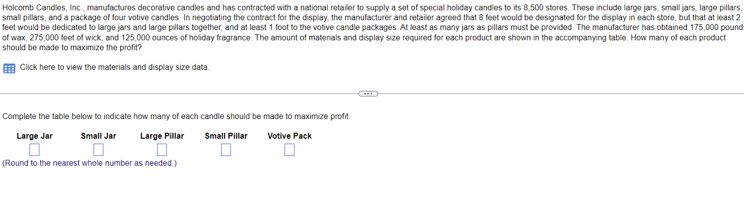 Solved Tea Leaves Data should be made to maximize the | Chegg.com