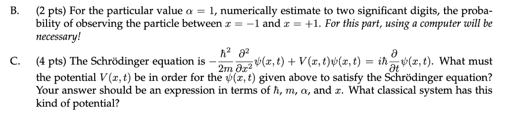 Solved 3. A special wave function Consider the following | Chegg.com