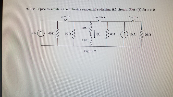 Solved 2. Use PSpice to simulate the following sequential | Chegg.com