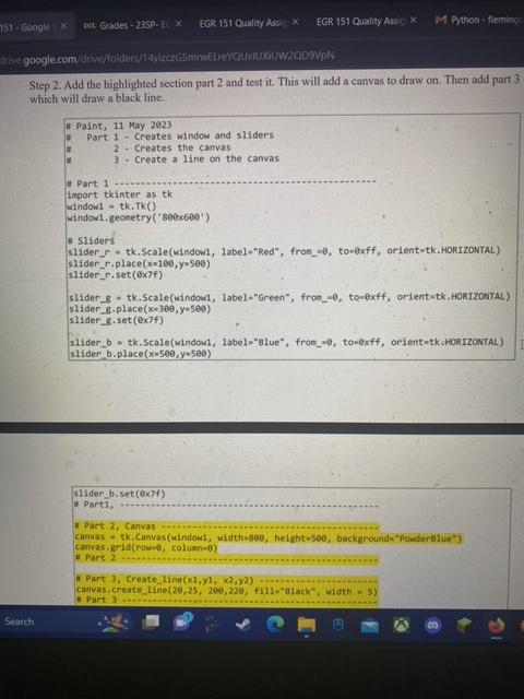 Solved THis is done and python and would appreciate if | Chegg.com