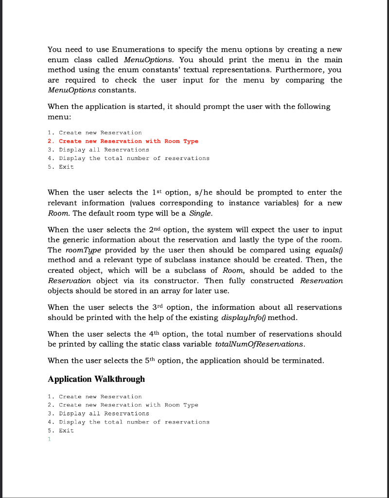 Solved Below, you can find the description of your fourth | Chegg.com