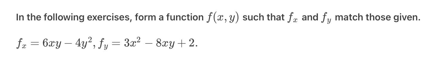 Solved In the following exercises, form a function f(x,y) | Chegg.com