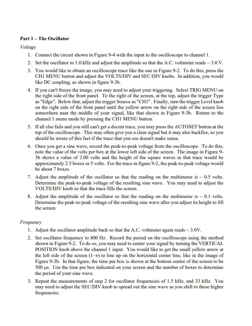 Laboratory Objectives 1. Learn some basic features of | Chegg.com