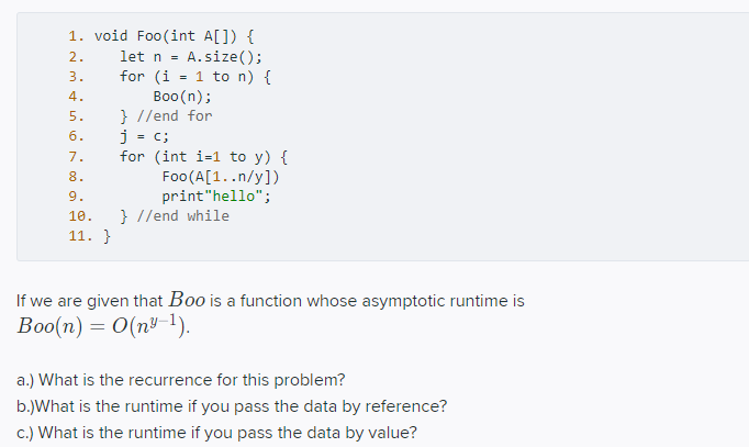 Solved If we are given that Boo is a function whose | Chegg.com