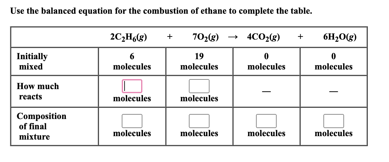 Solved Use the balanced equation for the combustion of | Chegg.com
