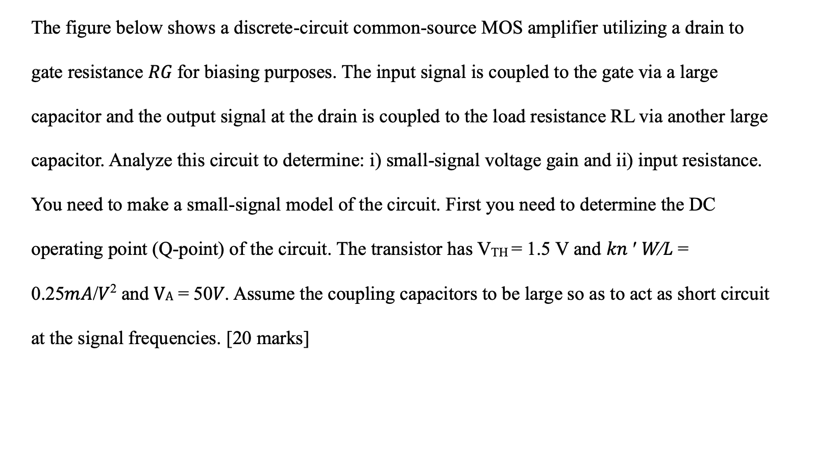 Solved The figure below shows a discrete-circuit | Chegg.com