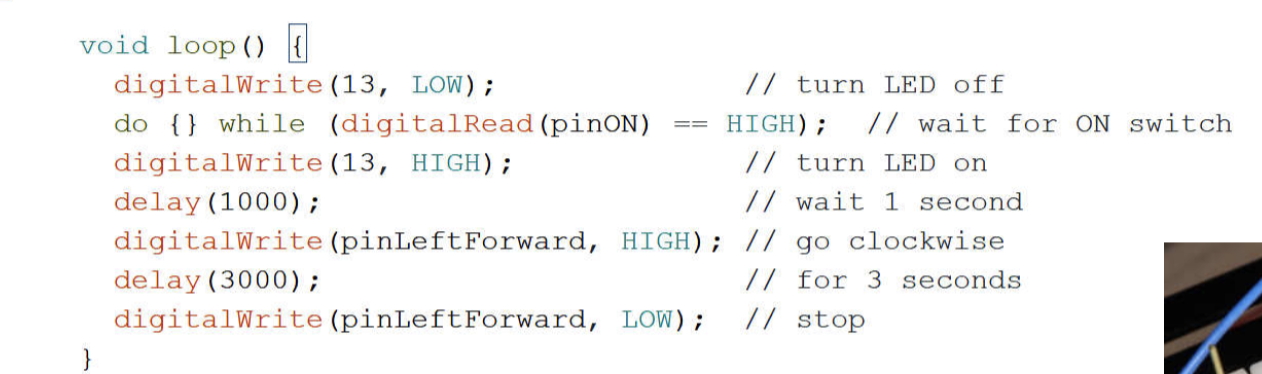 Solved Modify the speed control code to perform the | Chegg.com