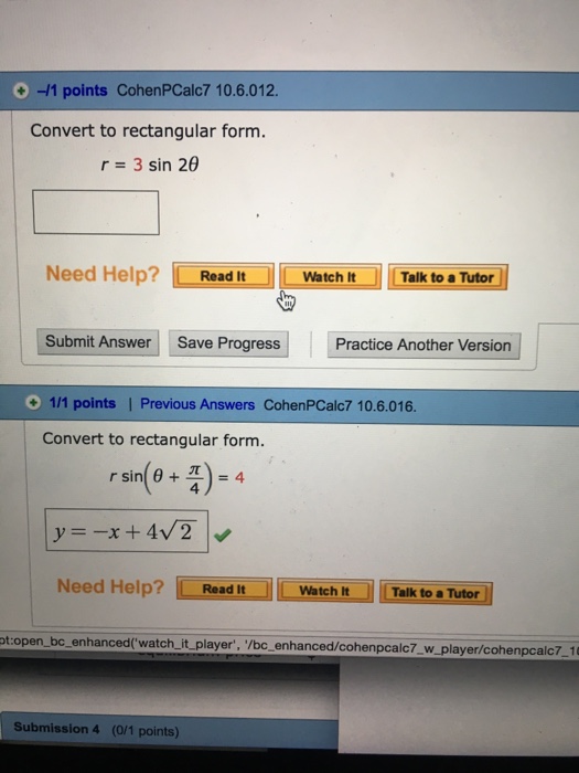 Solved Convert to rectangular form. r = 3 sin 2 theta | Chegg.com
