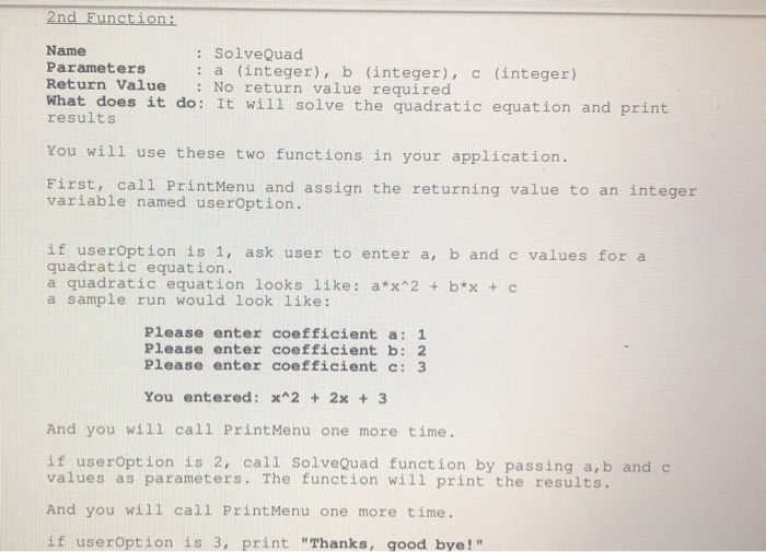 Solved . You will design two functions in Python to do the | Chegg.com