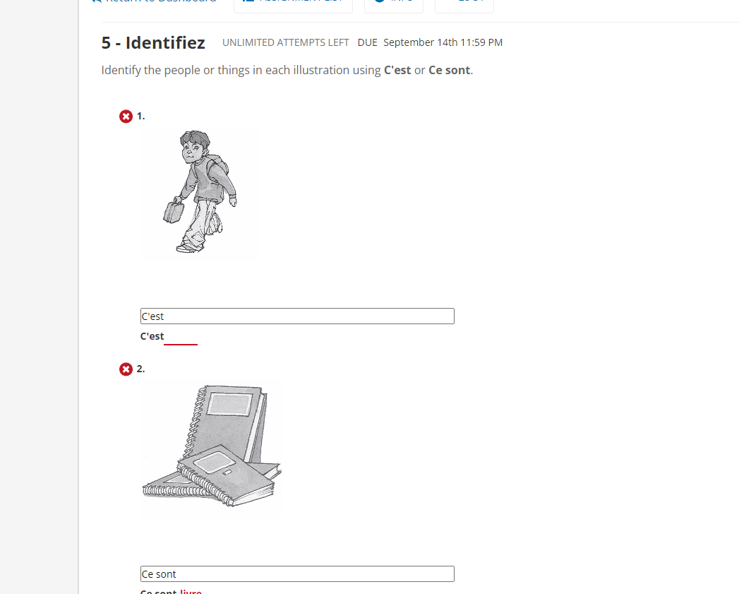 5 Identifiez Unlimited Attempts Left Due September