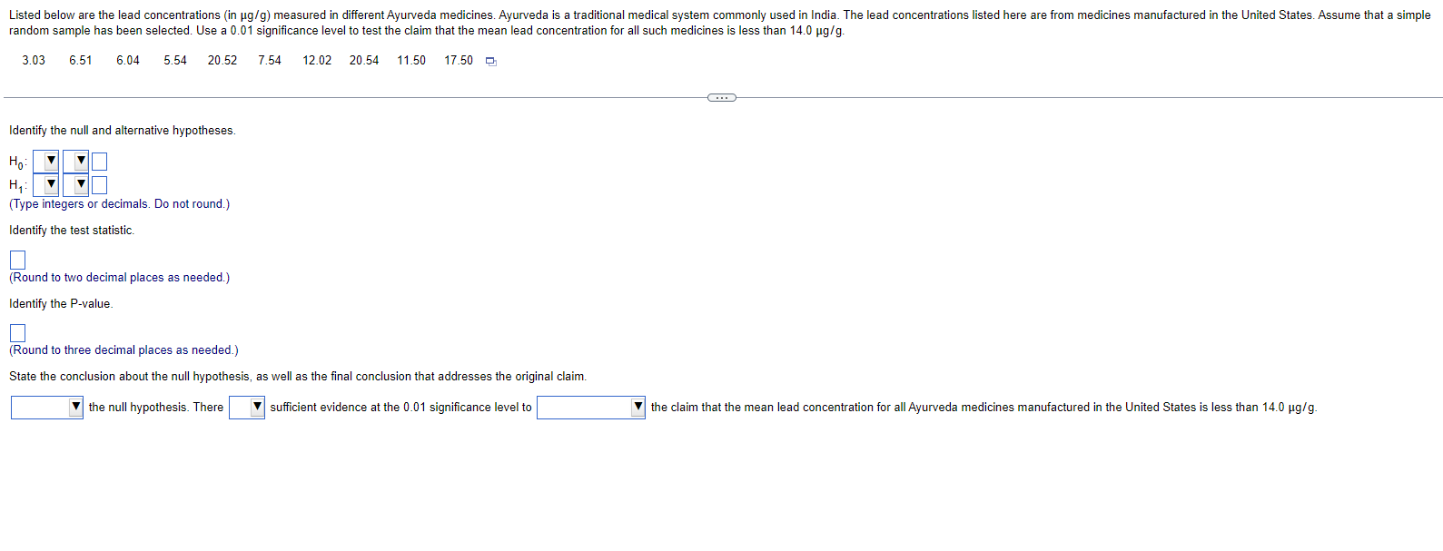 Solved random sample has been selected. Use a 0.01 | Chegg.com