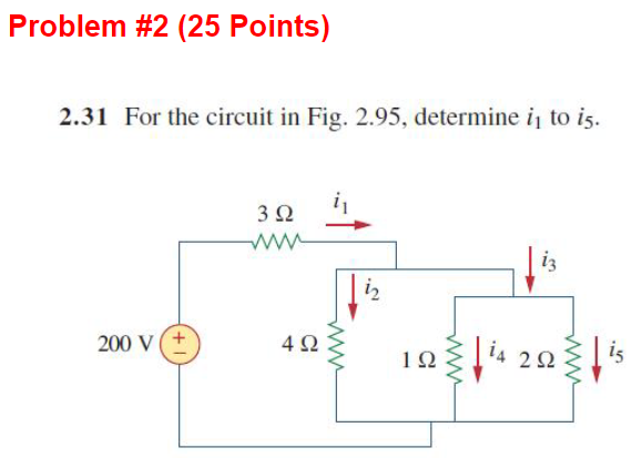 Solved Problem \#2 (25 Points) 2.31 For the circuit in Fig. | Chegg.com