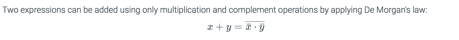 Solved Equivalent expressions using only NOR or only | Chegg.com