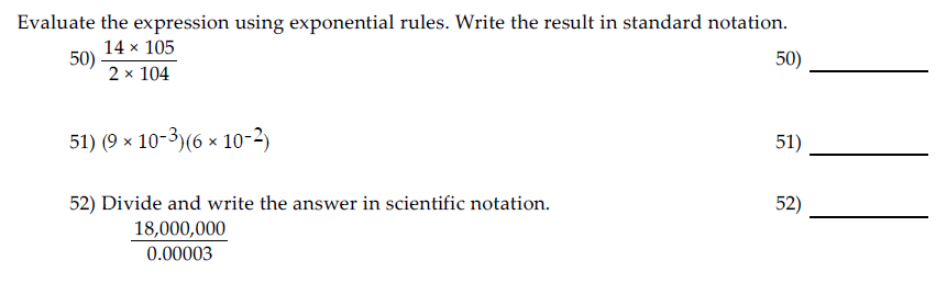 Solved Evaluate the expression using exponential rules. | Chegg.com