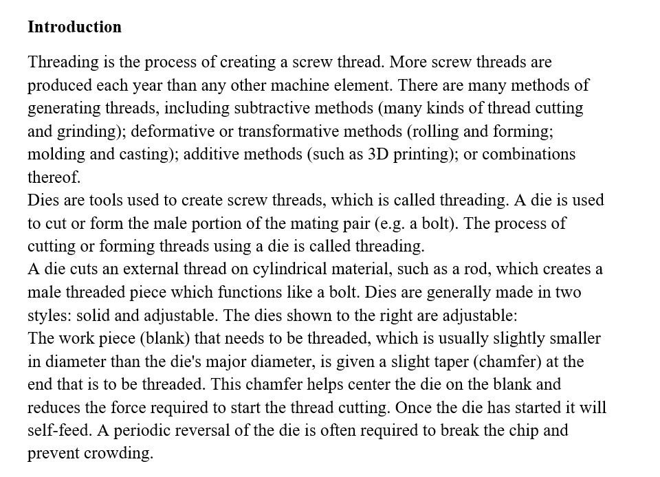 Solved Introduction Threading is the process of creating a | Chegg.com