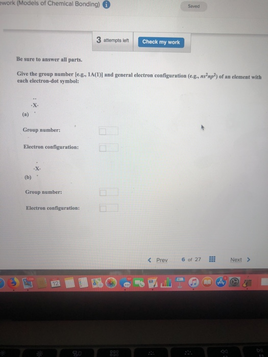 Solved give the group number [e.g., 1A(1)] and general | Chegg.com