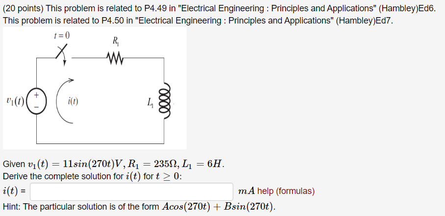 Solved This problem is related to P4.49 in "Electrical | Chegg.com
