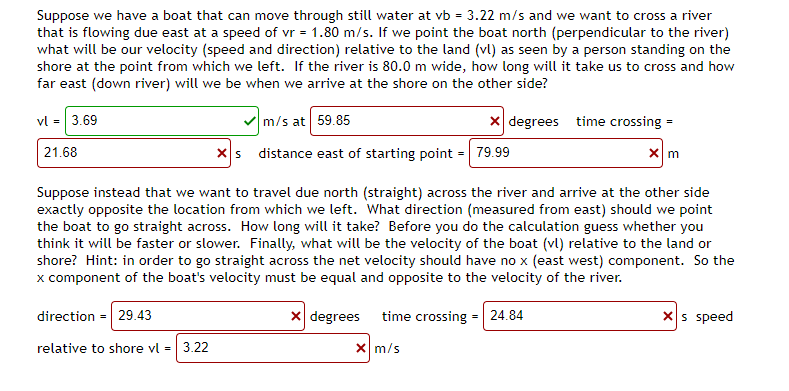Solved Suppose we have a boat that can move through still | Chegg.com