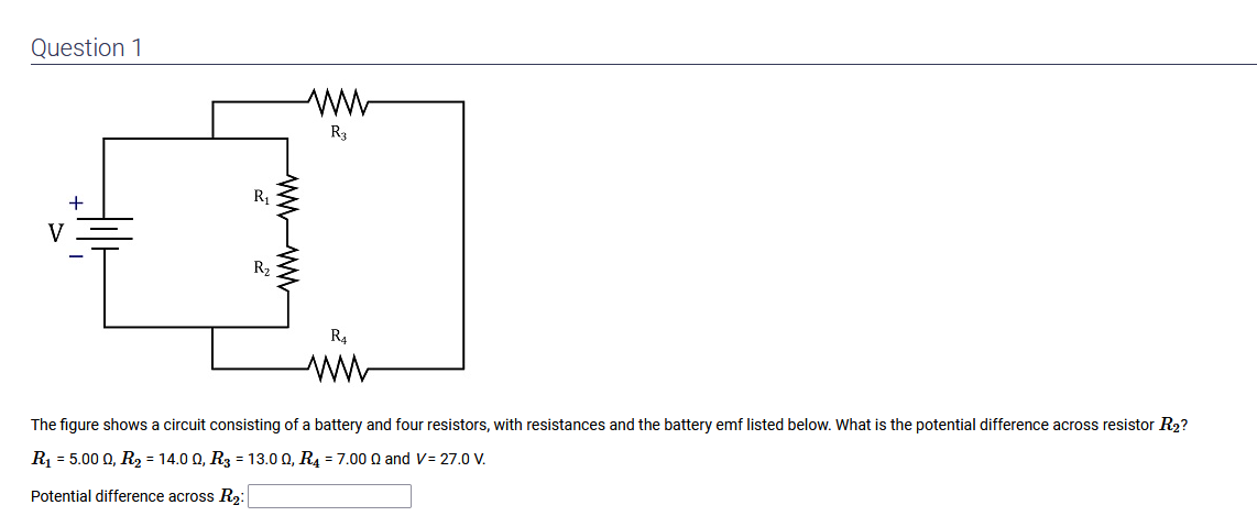 Solved The figure shows a circuit consisting of a battery | Chegg.com