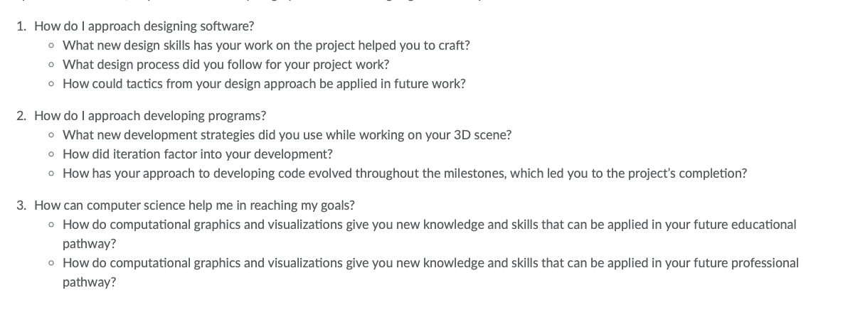 Solved 1. How do I approach designing software? - What new | Chegg.com