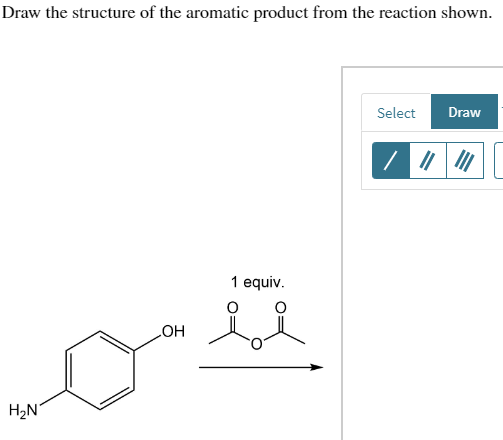 Solved Draw The Structure Of The Aromatic Product From The