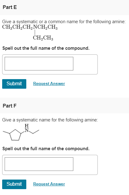 Solved Give a systematic or a common name for the following | Chegg.com
