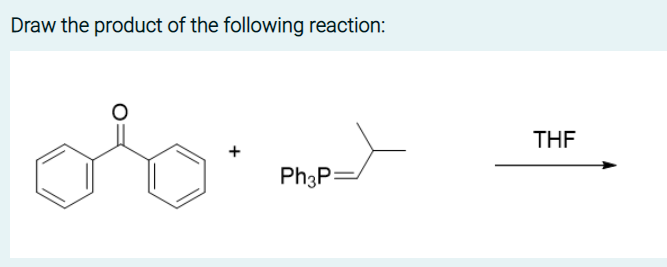 Solved Draw the product of the following reaction: ob Ph3P= | Chegg.com
