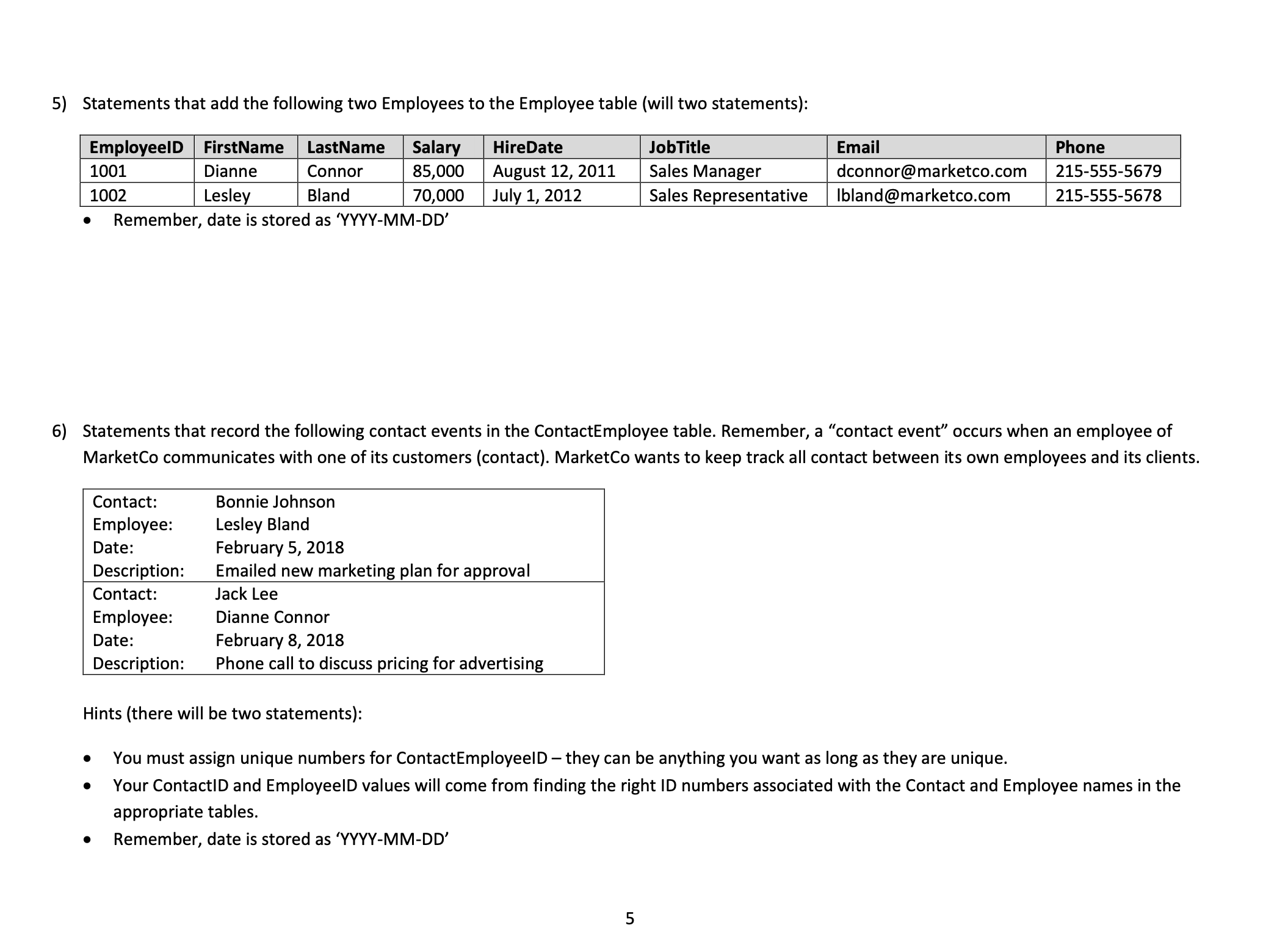 Solved For this assignment, you will finish building the | Chegg.com