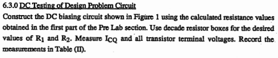 Solved 6.3.0 DC Testing of Design Problem Circuit Construct | Chegg.com