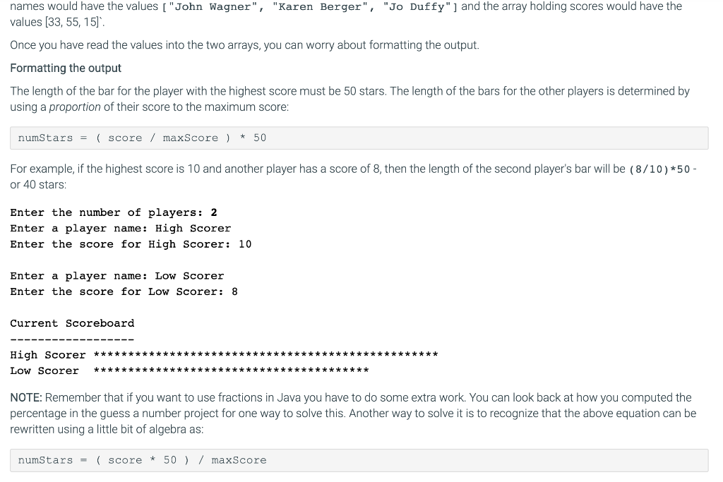 Solved 11.14 Bar Chart Scoreboard For this assignment you | Chegg.com