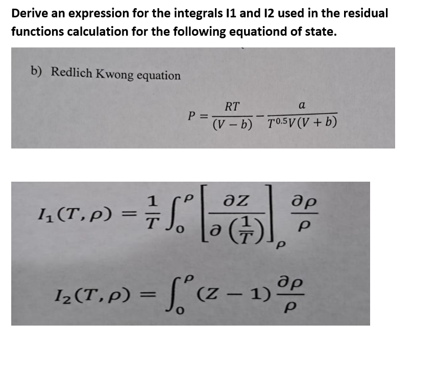 Solved erive an expression for the integrals I1 and I2 used | Chegg.com