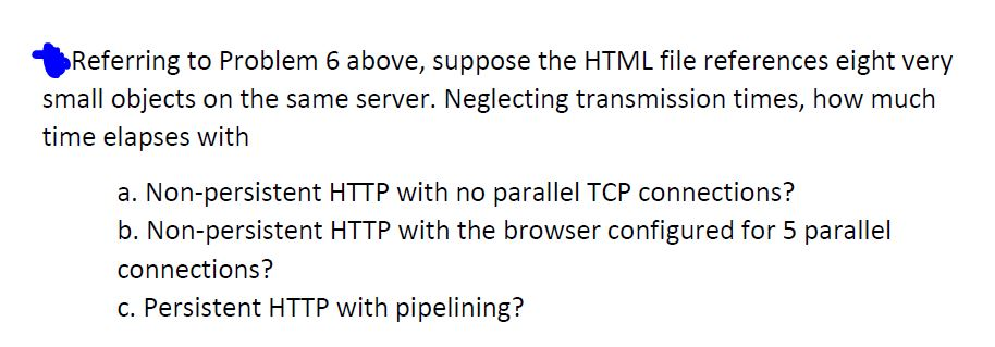 Consider an HTTP/1.1 client that wants to retrieve a | Chegg.com