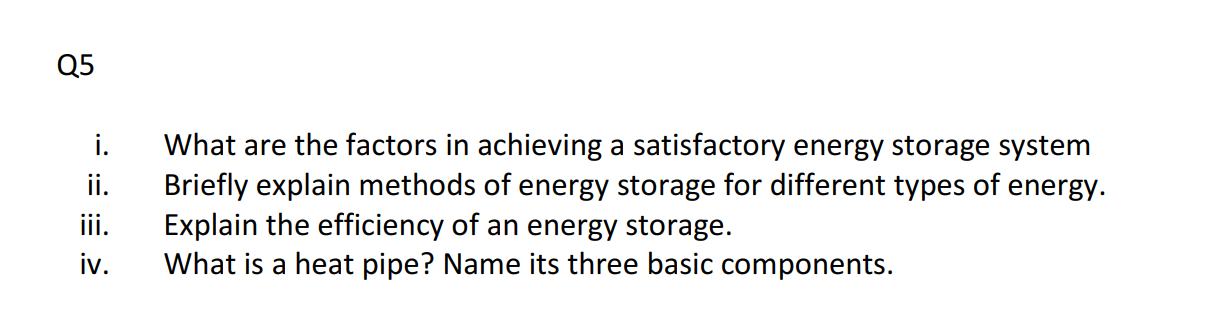 Solved i. What are the factors in achieving a satisfactory | Chegg.com