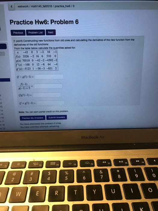 Solved webwork/math 140_fall2018/ practice_hw6/6 Practice | Chegg.com Solved webwork/math 140_fall2018/ practice_hw6/6 Practice | Chegg.com
