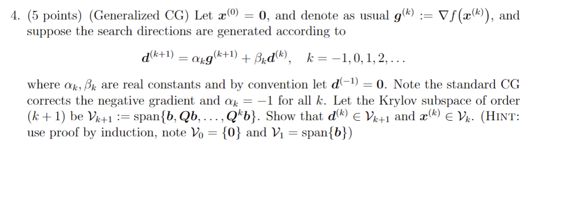 Solved For all problems in this homework set, Q∈Rsymn×n is | Chegg.com