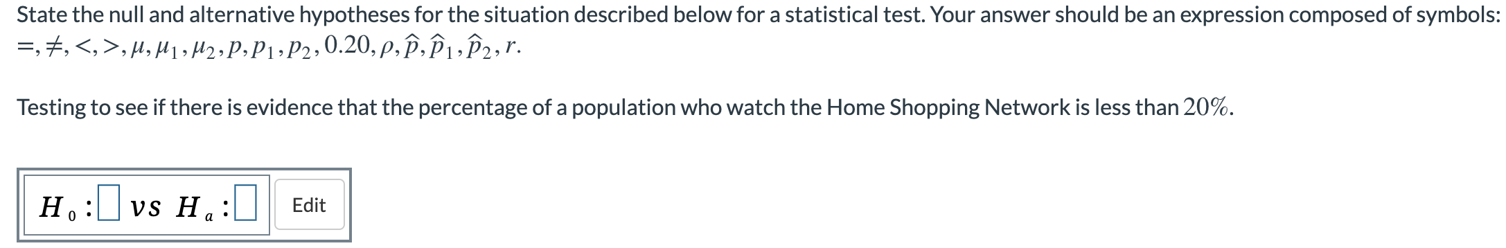 Solved State the null and alternative hypotheses for the | Chegg.com