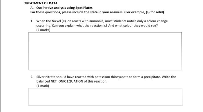Solved When the Nickel (II) ion reacts with ammonia, most | Chegg.com