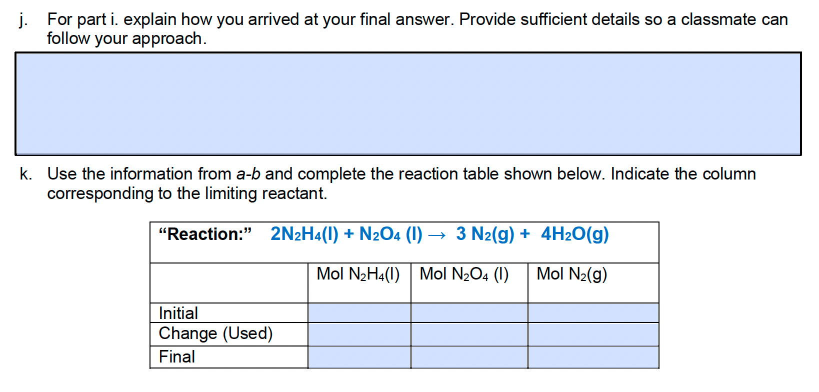 Solved Question 2: A fuel mixture used in the early days of | Chegg.com