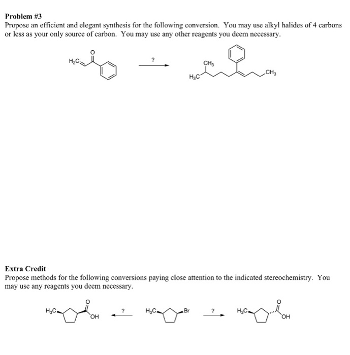 Solved Problem #3 Propose an efficient and elegant synthesis | Chegg.com