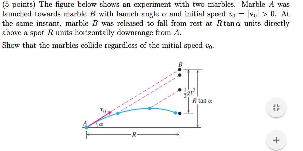Solved (5 points) The figure below shows an experiment with | Chegg.com
