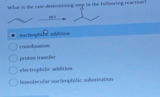 Solved Identify the two elementary steps in order) in the | Chegg.com