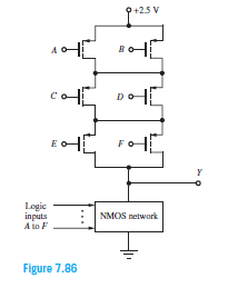 Solved 7.86. (a) What is the logic function implemented by | Chegg.com