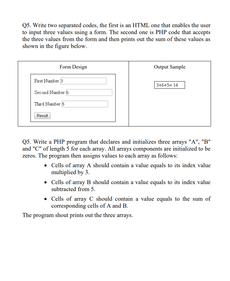 Solved Web System- Assignment3 Q1. Answer the following | Chegg.com
