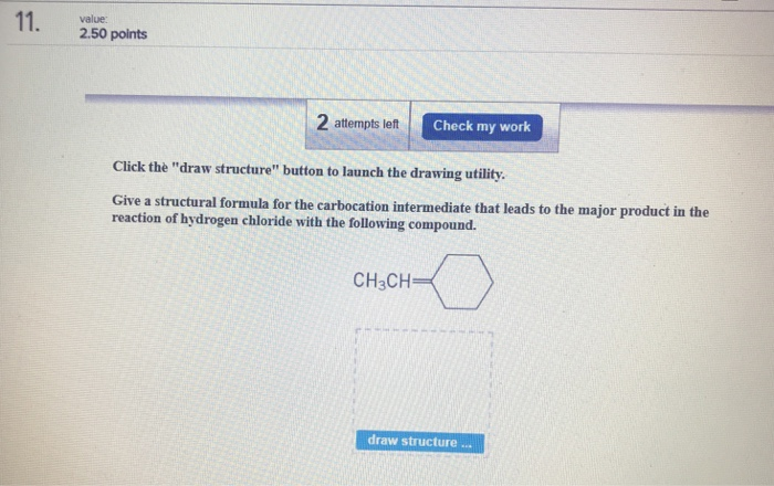 Solved value 2.50 points 2 attempts left Check my work Click | Chegg.com