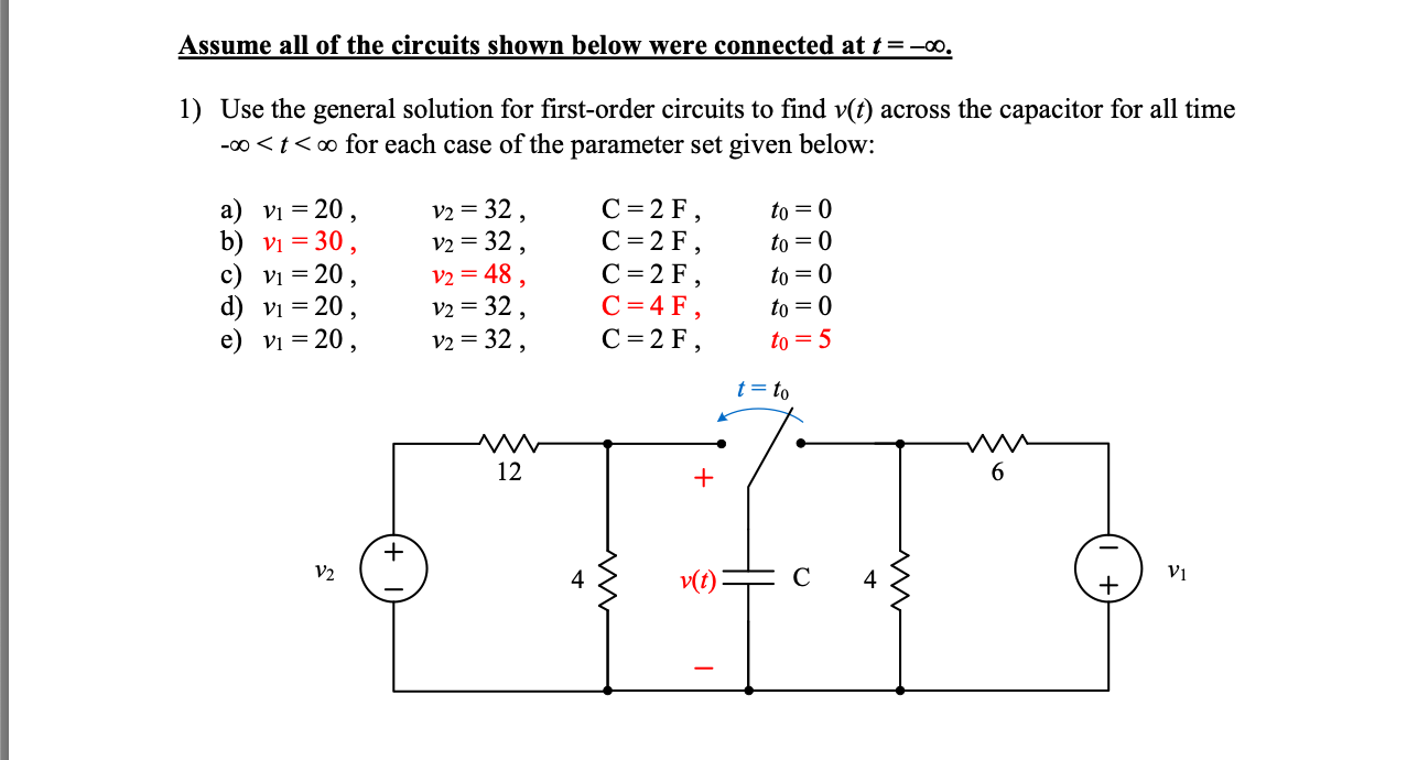 Solved Assume all of the circuits shown below were connected | Chegg.com